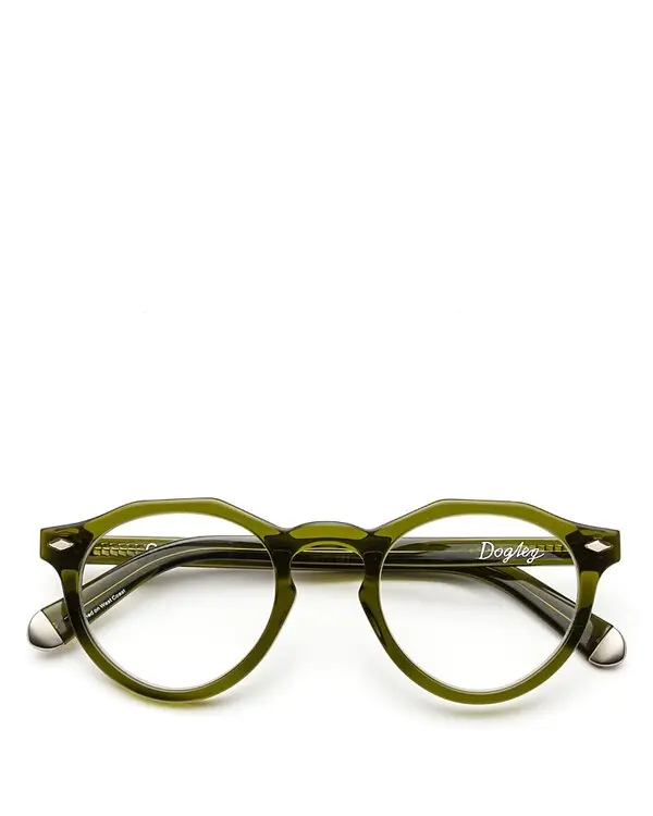 CADDIS Dogleg Reading Glasses, 48 Mm - Heritage Green