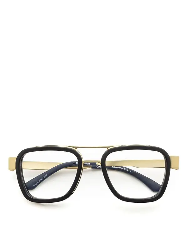 CADDIS Bandit Eyeglasses, 52 Mm - Matte Gold - Matte Black