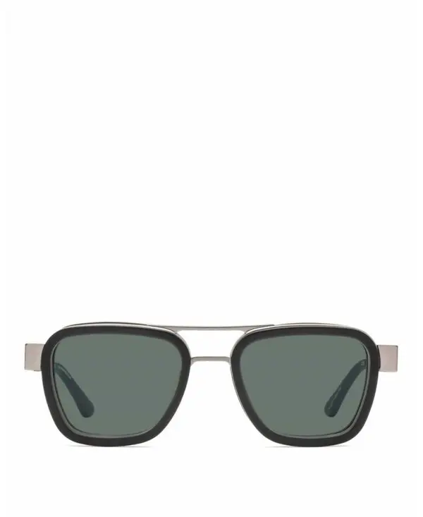 CADDIS Bandit 52 Mm Sunglasses - Gunmetal Black Polarized Gray-green