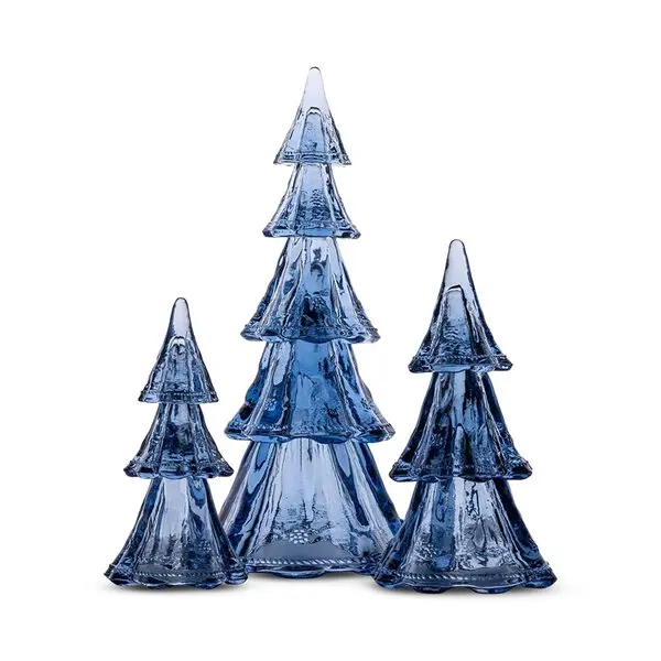 JULISKA Berry & Thread 9.5 3 Piece Stackable Tree Set - Navy