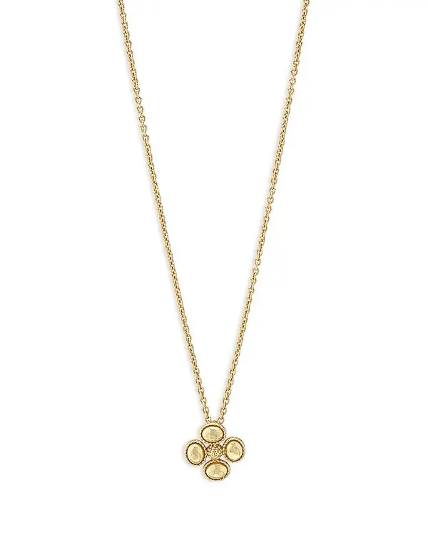 CAPUCINE DE WULF Berry Clover Station Necklace - Gold