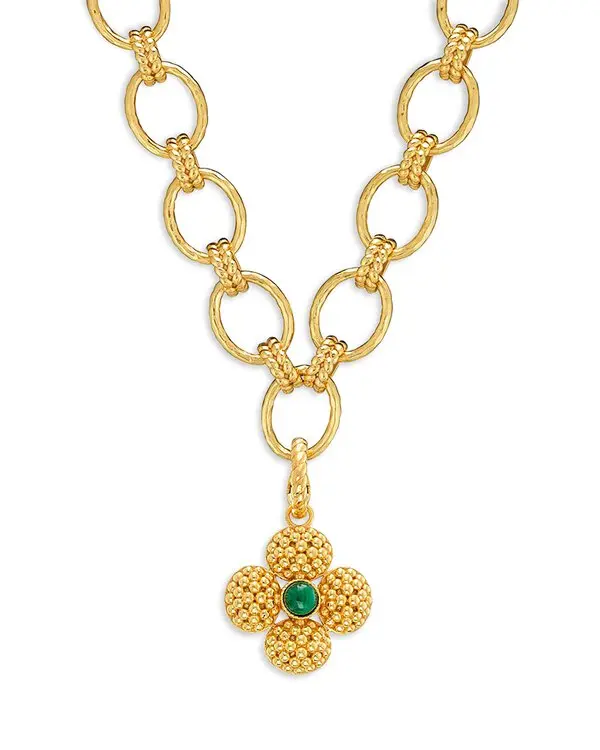 CAPUCINE DE WULF Clover Motif Pendant