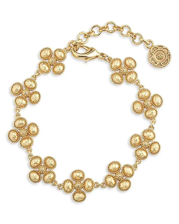 CAPUCINE DE WULF Berry Clover Linear Bracelet - Gold