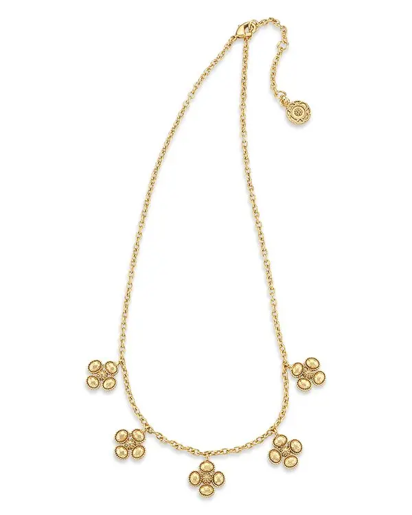 CAPUCINE DE WULF Berry Clover Multi Station Necklace