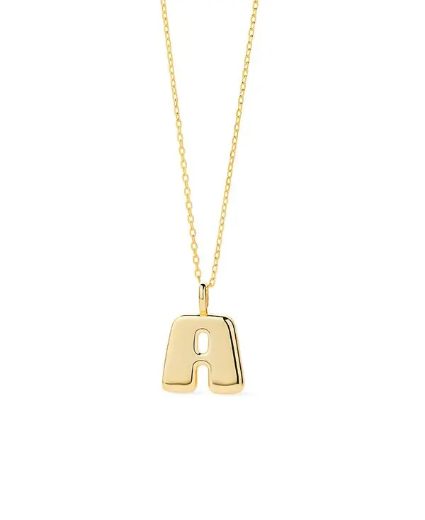 ANA LUISA Letter Pendant Necklace - A