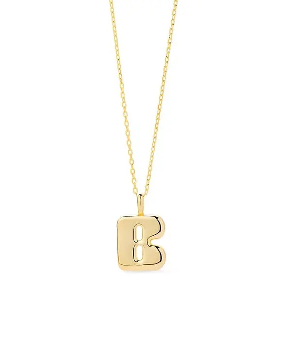 ANA LUISA Letter Pendant Necklace - B