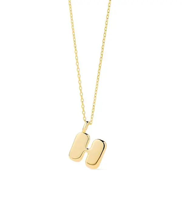 ANA LUISA Letter Pendant Necklace - H