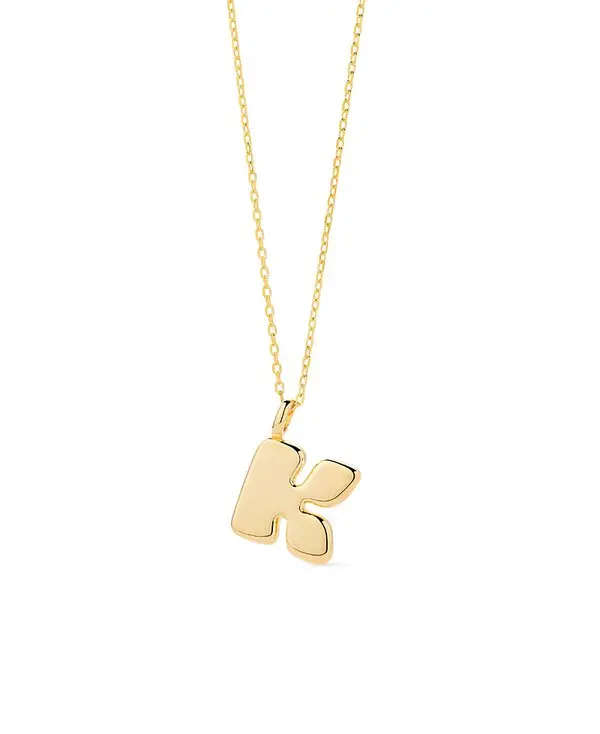 ANA LUISA Letter Pendant Necklace - K