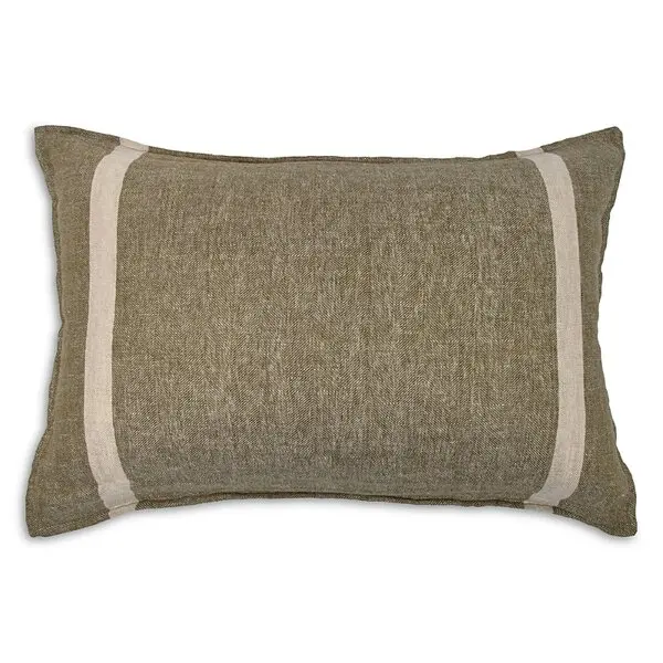 POM POM AT HOME Rory Linen Standard Sham - Moss/flax