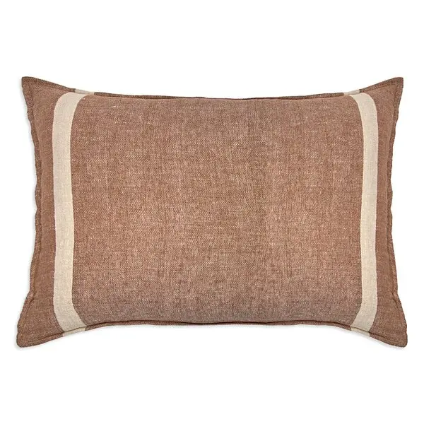 POM POM AT HOME Rory Linen Standard Sham - Terracotta/flax