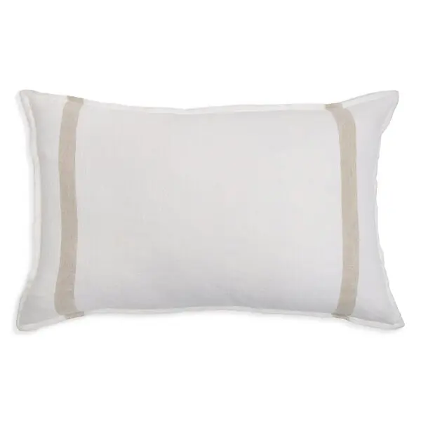 POM POM AT HOME Rory Linen Standard Sham - White/flax