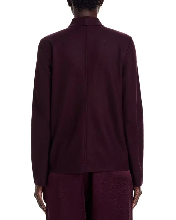 Eileen Fisher Wool High Collar Jacket