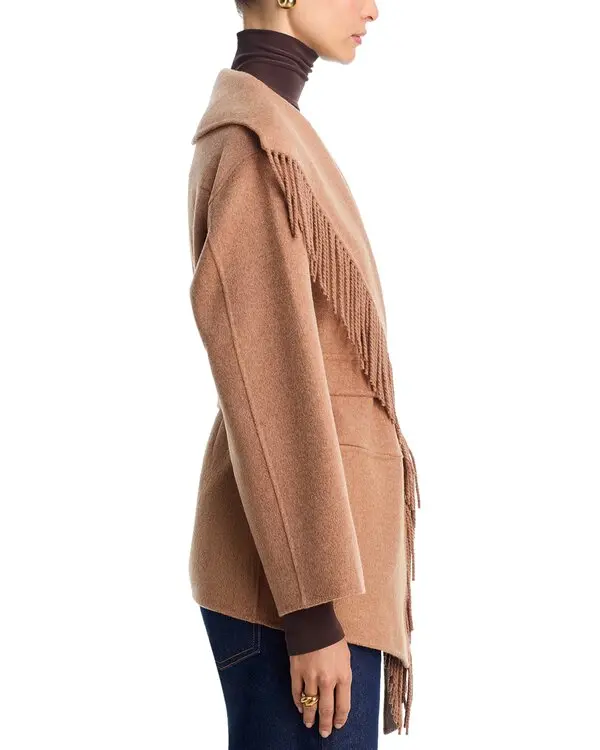 Simkhai Rowen Fringe Jacket - Camel