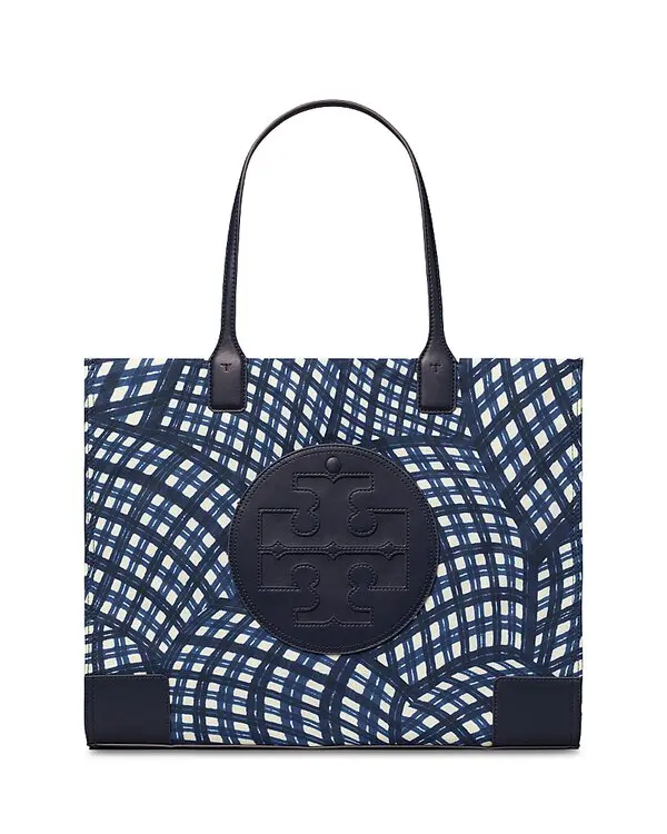Tory Burch Ella Printed Tote - Navy