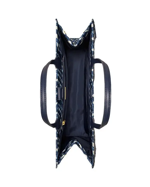 Tory Burch Ella Printed Tote - Navy