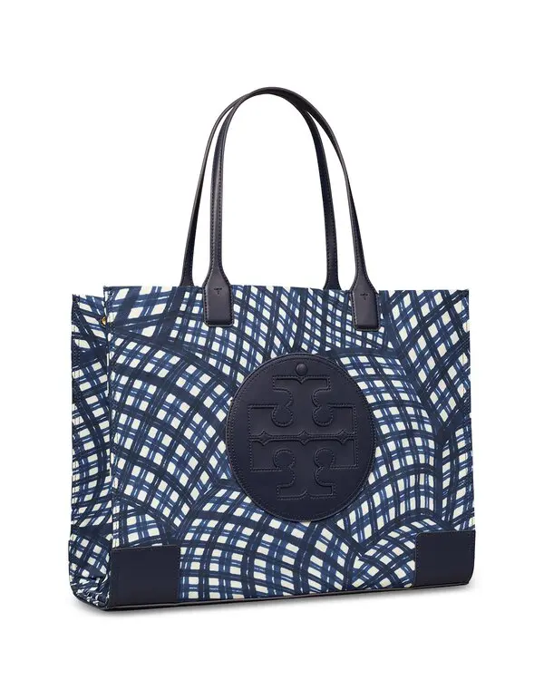 Tory Burch Ella Printed Tote - Navy