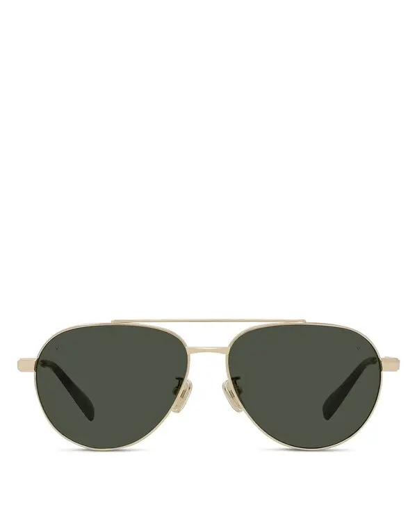 Vuarnet 60mm Pilot Sunglasses