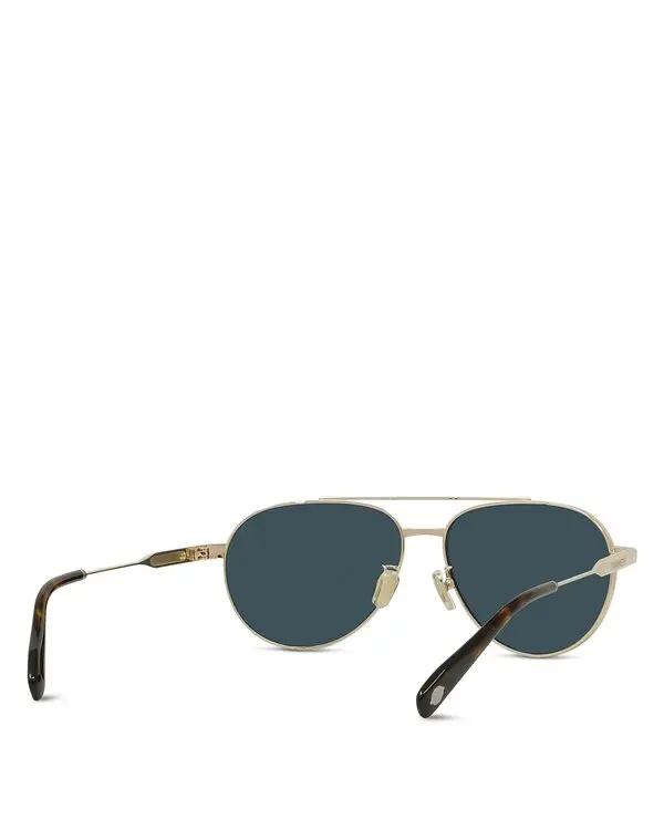 Vuarnet 60mm Pilot Sunglasses