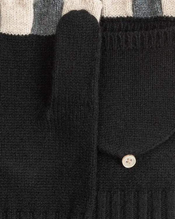 Echo Colorblock Pop Top Mittens