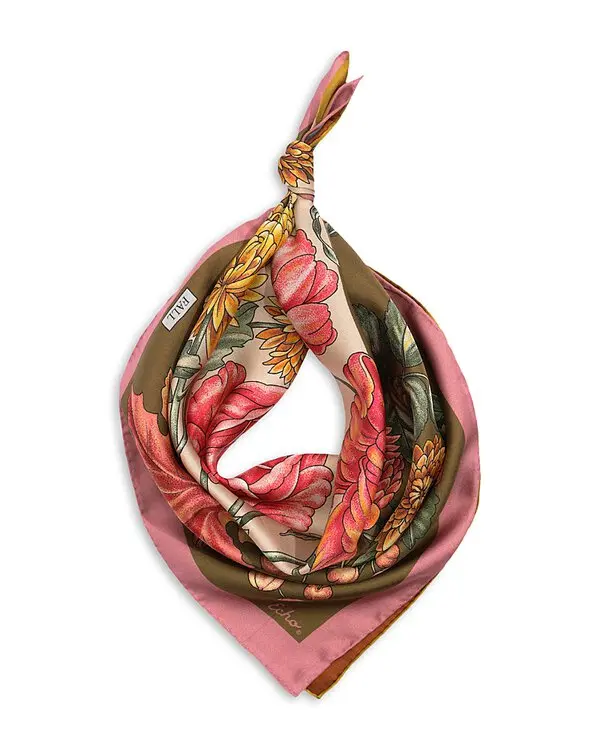 Echo The Seasons Fall Series Silk Bandana - Multi