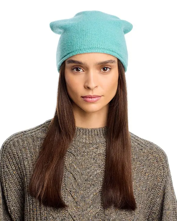 Echo The Crosby Wool & Cashmere Hat - Spearmint/blue