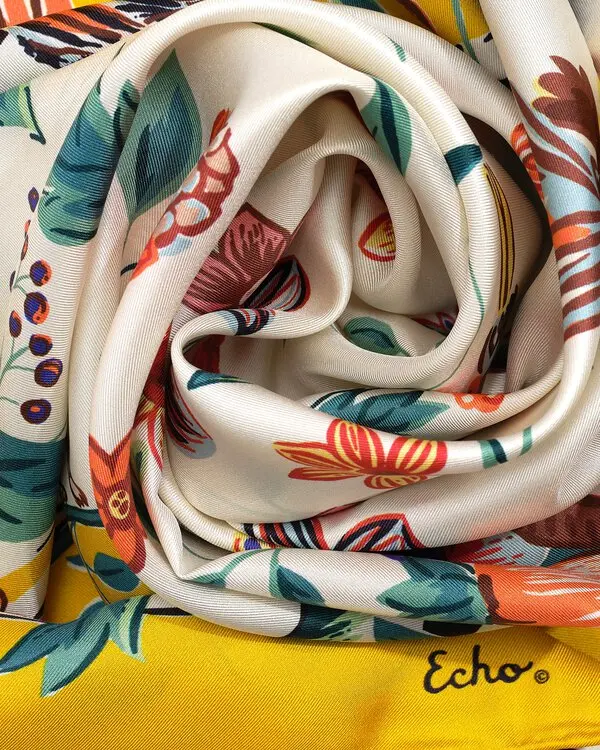 Echo Park Stroll Series Silk Scarf