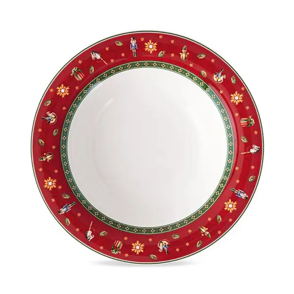 VILLEROY & BOCH Toy's Delight Red Round Soup Bowl - Multi
