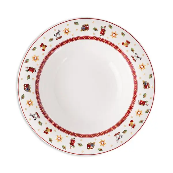 VILLEROY & BOCH Toy's Delight White Round Soup Bowl - Multi