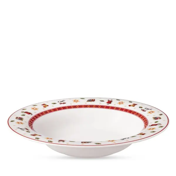 VILLEROY & BOCH Toy's Delight White Round Soup Bowl - Multi