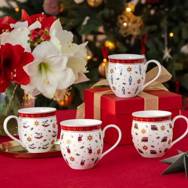 VILLEROY & BOCH Toy's Delight Anniversary Mug, Set Of 4