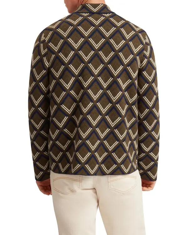 Ted Baker London Geo Jacquard Knitted Jacket