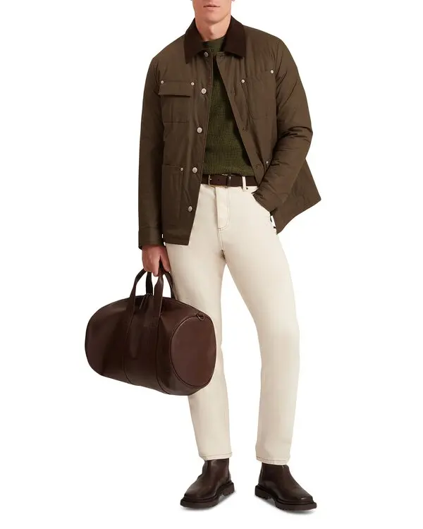 Ted Baker London Clacx Long Sleeve Waffle Stitch Crew