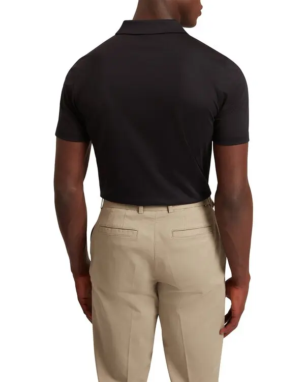 Ted Baker London Connall Short Sleeve Soft Touch Cotton Polo - Black