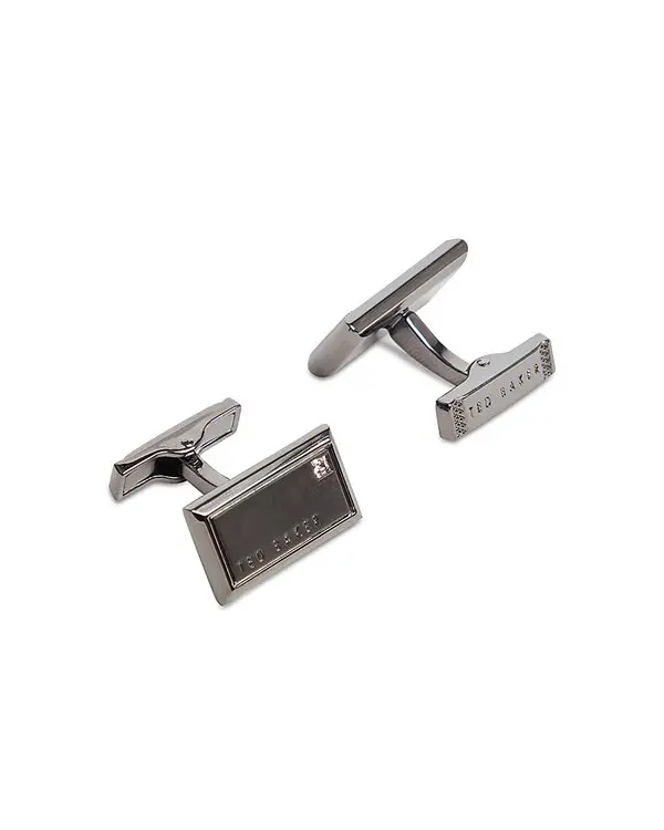 Ted Baker London Kristol Brushed Metal Cufflinks - Gunmetal