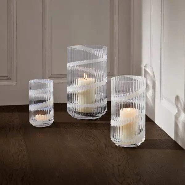 ROSENDAHL Lyngby Swirl Vase, 9.8