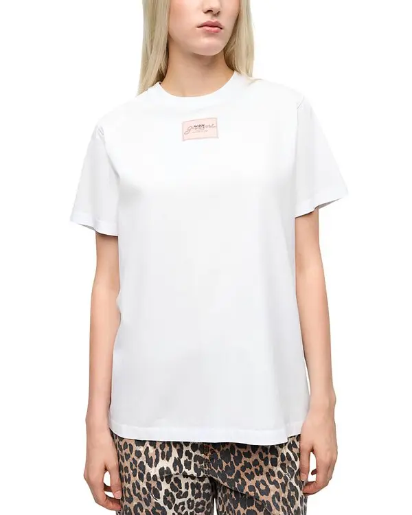 GANNI Basic Collage Jersey Tee