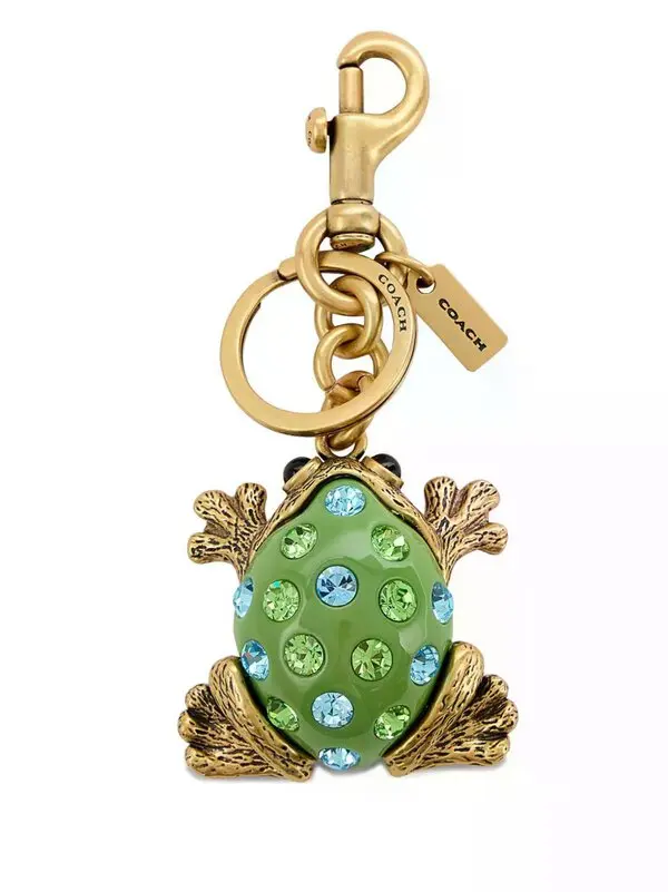COACH Resin Frog Keyring - Gold