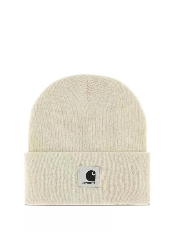 Carhartt Work In Progress Logo-patch Beanie - White