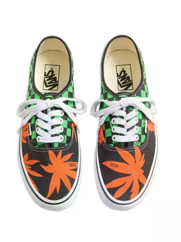 Valentino Garavani Vans Checkerboard-print Sneakers - Black