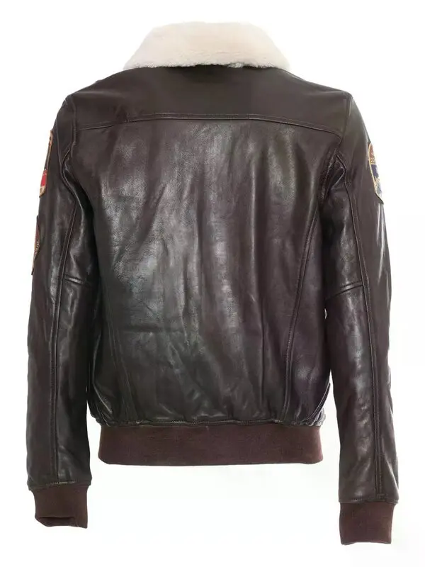 SCHOTT Leather Bomber Jacket