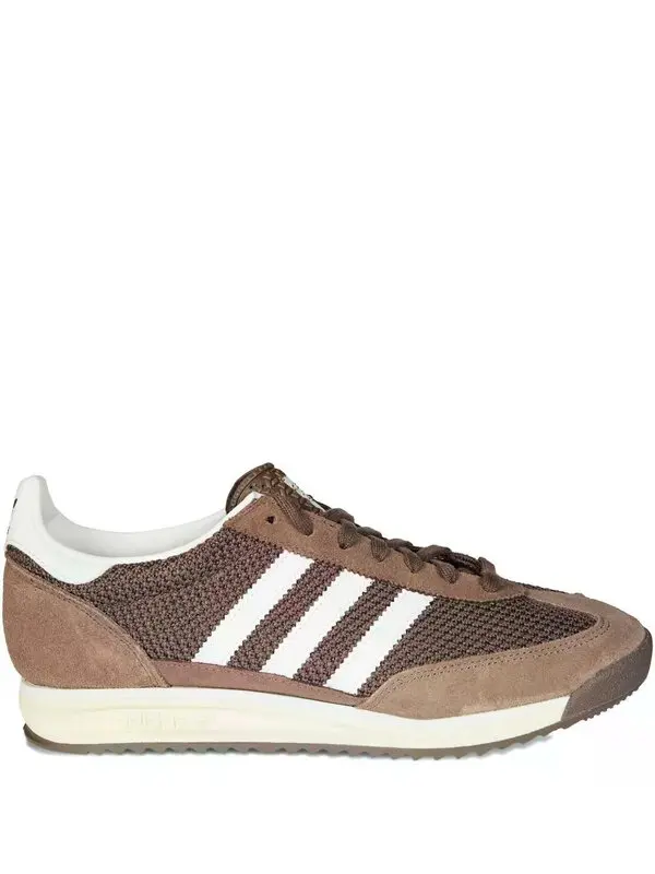 Adidas Sl 72 Striped Sneakers - Brown