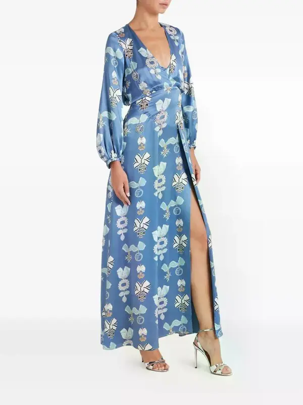 TEMPERLEY LONDON Reina Jewel-print Dress