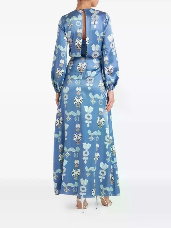TEMPERLEY LONDON Reina Jewel-print Dress