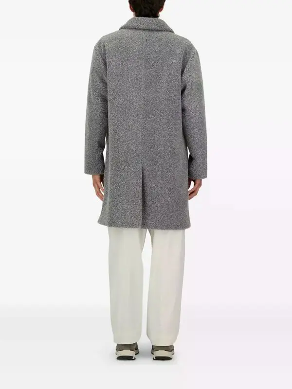 Herno Textured Fleece Long-sleeve Coat