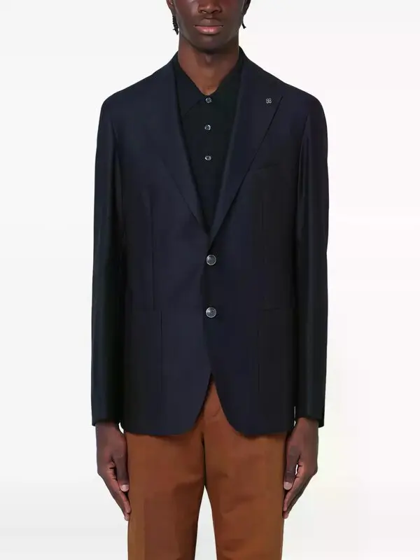 Tagliatore Virgin Wool Single-breasted Blazer