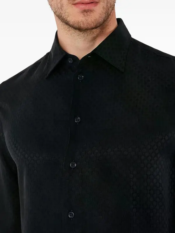 Emporio Armani Buttoned Pattern Shirt