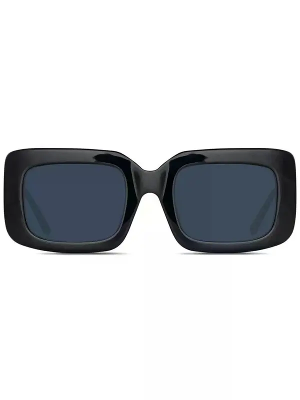 Linda Farrow Jorja Rectangle-frame Sunglasses - Black