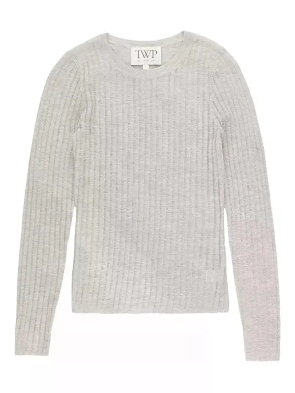 TWP Ribbed Crew-neck Top