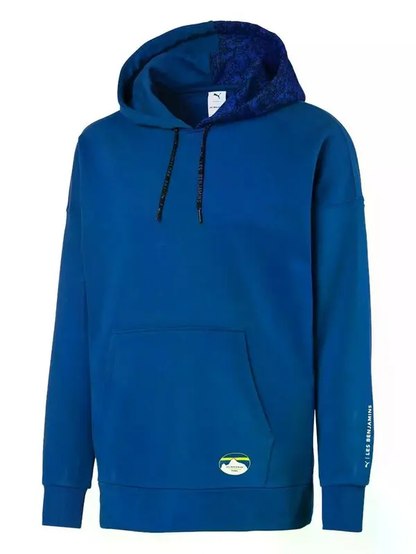 PUMA X Les Benjamins Patterned-trim Hoodie