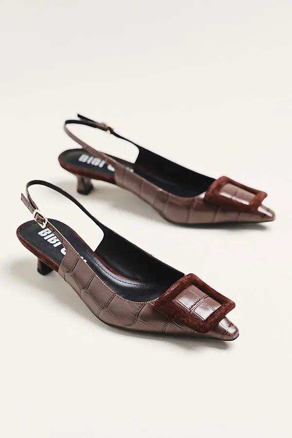 BIBI LOU Robin 2 Slingback Heels